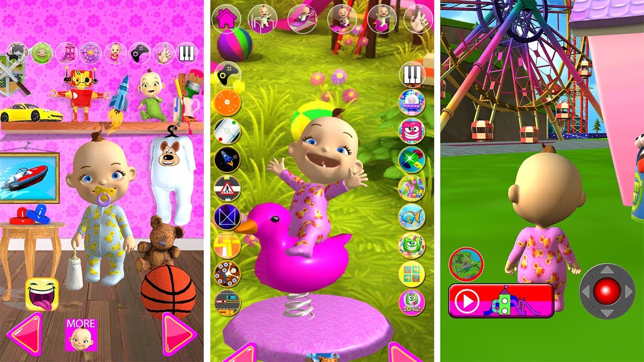 Talking Babsy Baby Game - YouTube