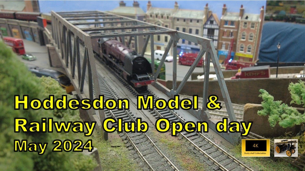 Hoddesdon Model & Railway Club 2024 Open Day. Lorries, Boats OO gauge ...