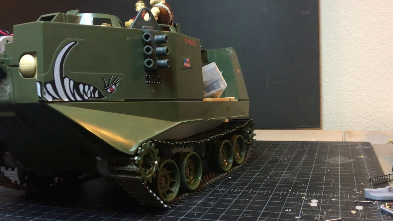 GI Joe Warthog RC conversion in progress - YouTube