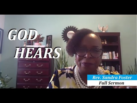 Rev Sandra Foster | God Hears - YouTube