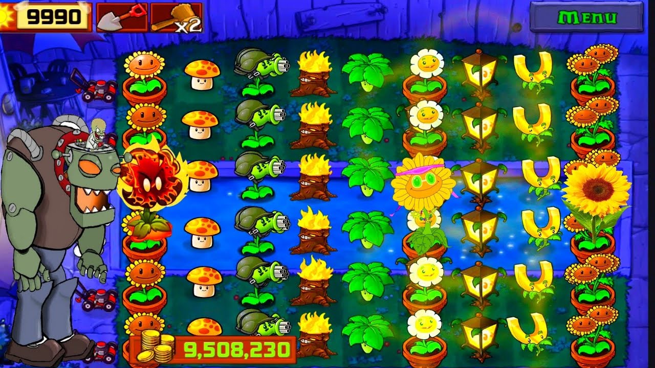 Flower🌻 Plants vs Zombies 2Episodes In Survival || Plants vs zombies ...