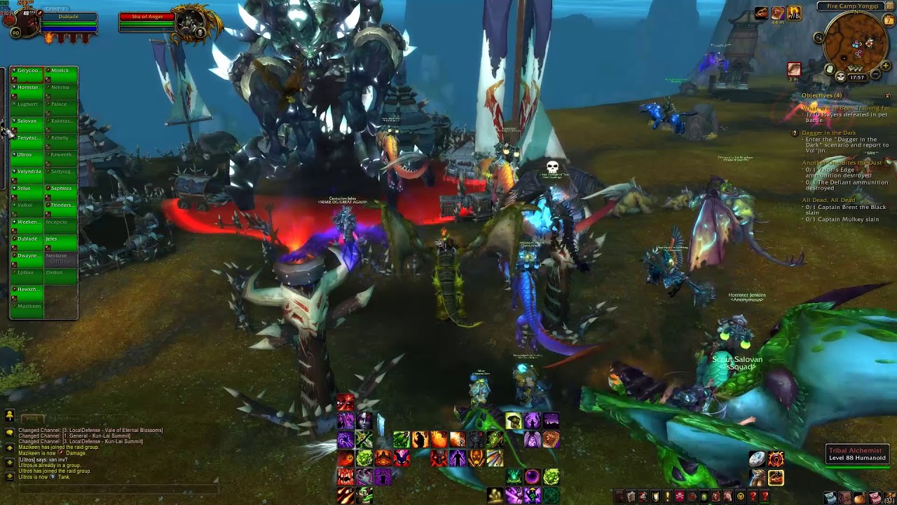 WoW Mop World Boss - YouTube