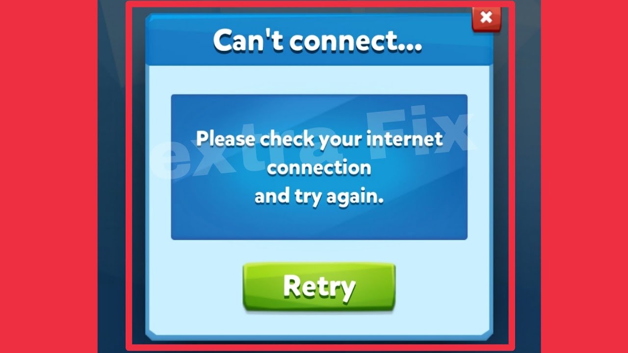 Golf Battle Fix Can't connect... Please check your internet connection ...