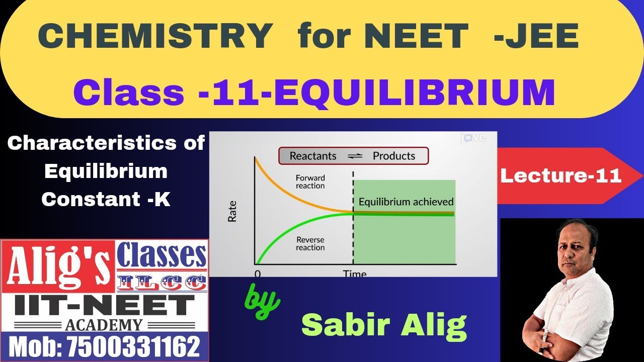 Chemistry for NEET /JEE. Class-11-Equilibrium- Characteristics of ...