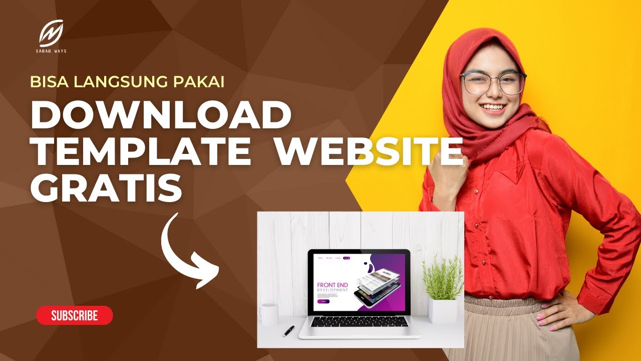 CARA CEPAT DOWNLOAD TEMPLATE WEBSITE GRATIS!!! - YouTube