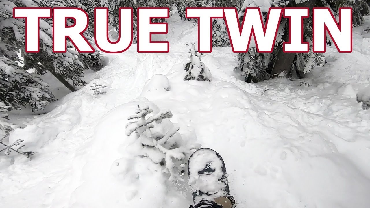 How To Ride a Twin Snowboard in Powder - YouTube