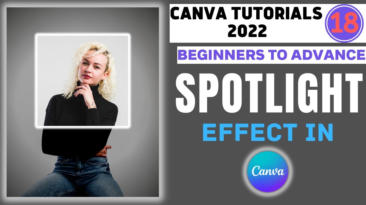 How To Create Spotlight Effect In Canva ? | Plearning | Canva Tutorial ...