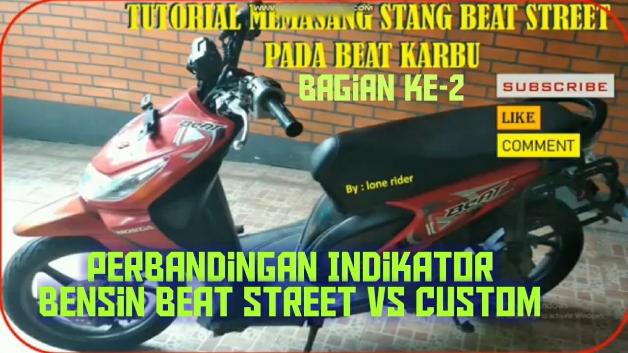 Tutorial Modifikasi Beat Karbu memakai Stang Beat Street Bagian ke-2 ...
