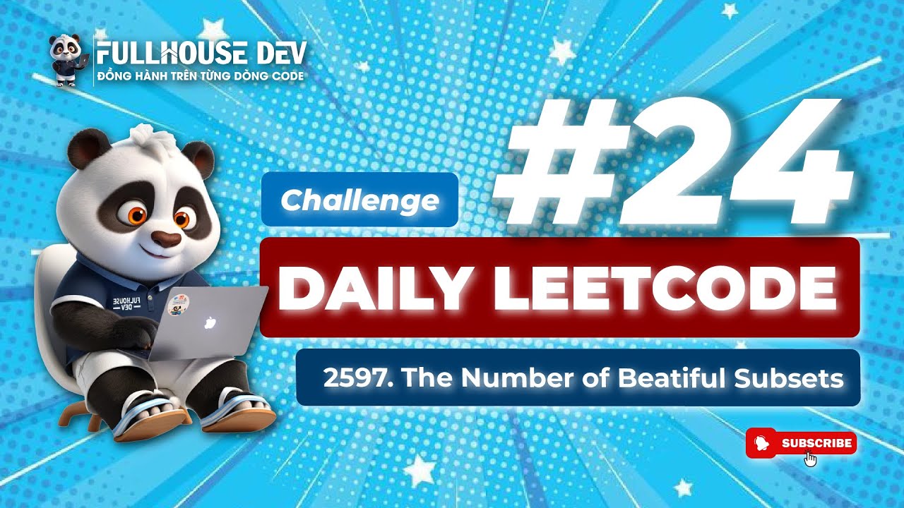 DAILY LEETCODE CHALLENGE #24| 2597. The Number of Beautiful Subsets - YouTube