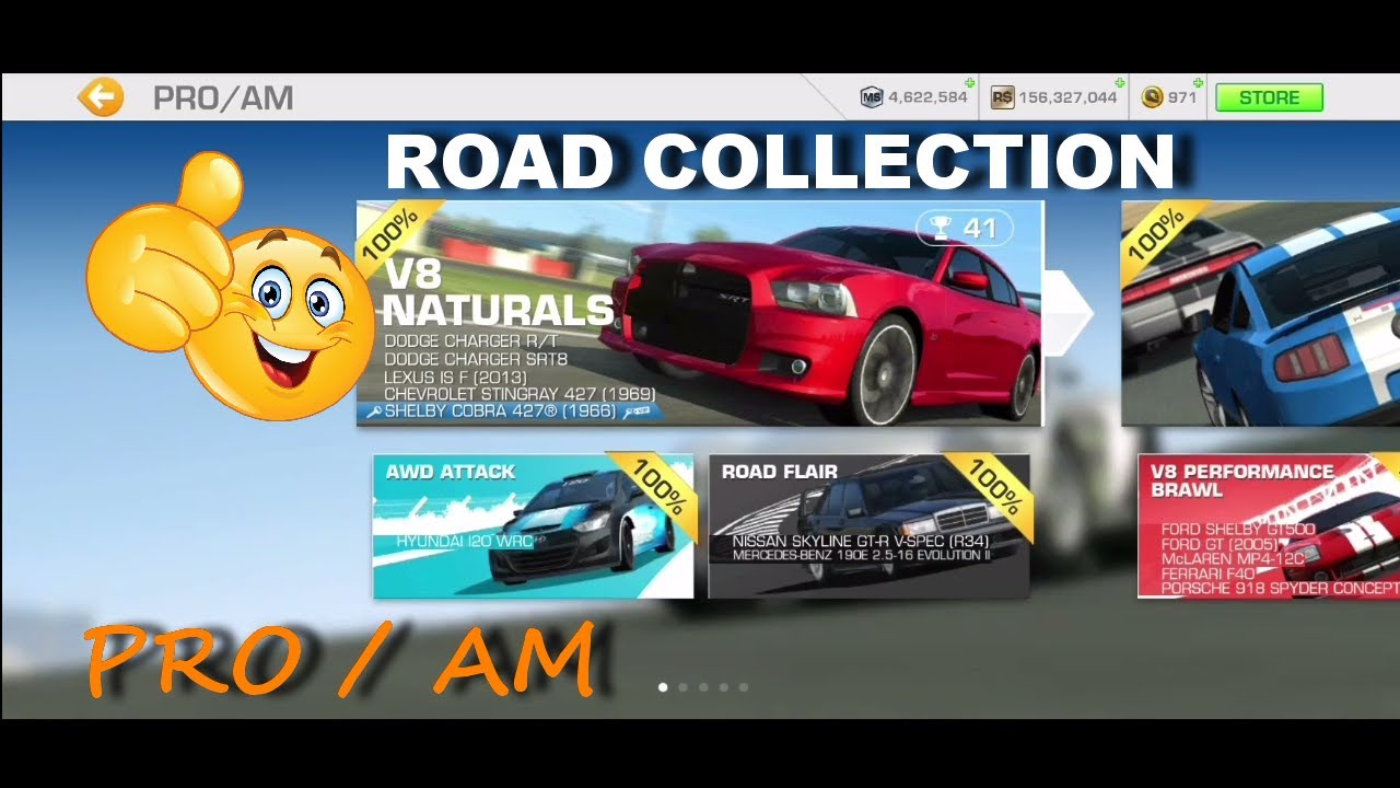 Real Racing 3 V8 NATURALS 100% Complete - YouTube