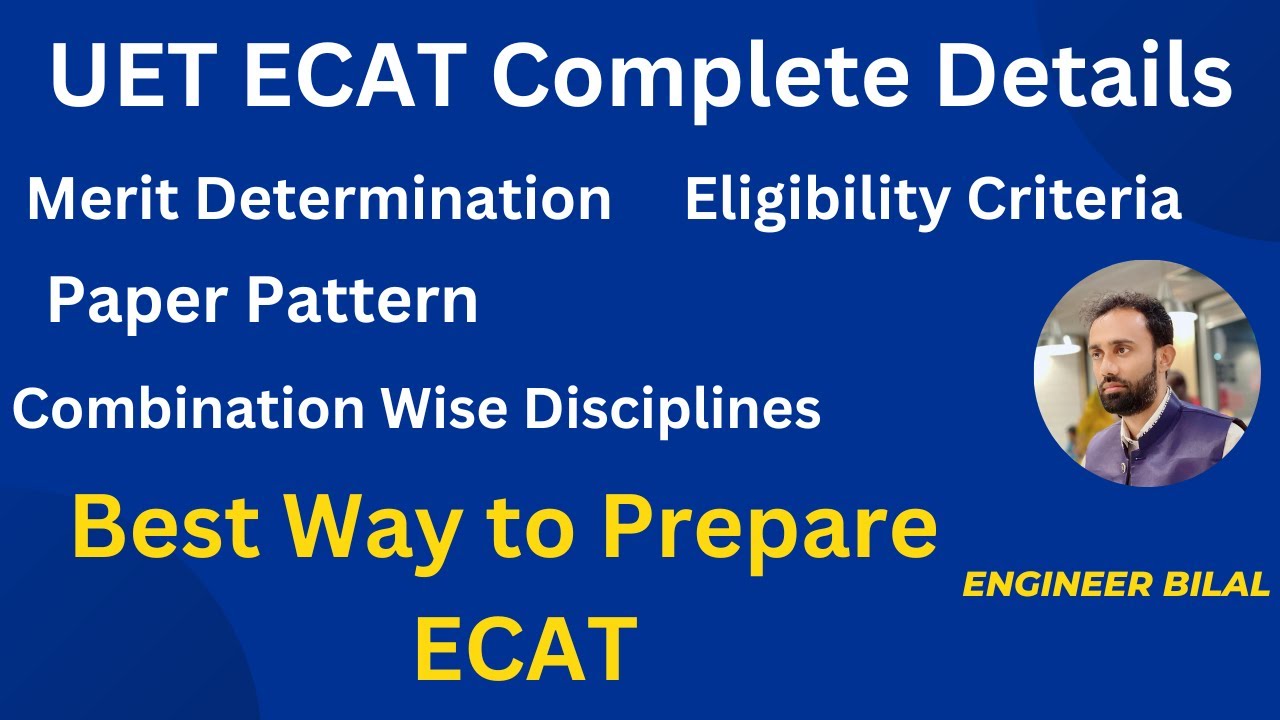 How to Prepare for ECAT I UET ECAT Preparation I UET ECAT Test I How to ...