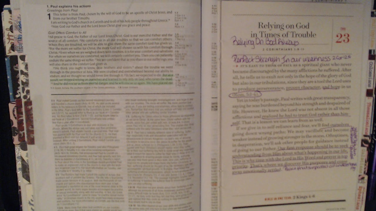 Intouch Devotional : Relying on God in Times of Trouble 2 Cor 1:8-11 ...