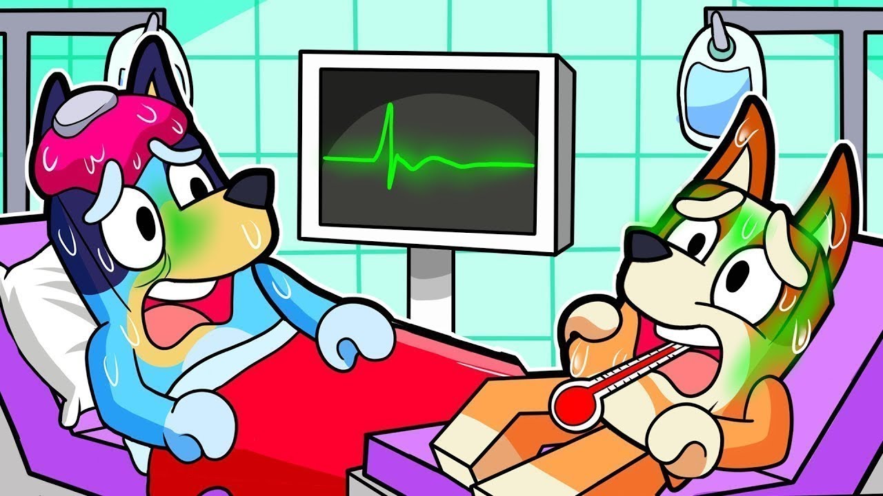 BLUEY AND BINGO GET SICK in ROBLOX 😓😭 - YouTube