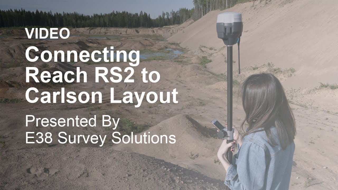 Connecting Reach RS2 to Carlson Layout - YouTube