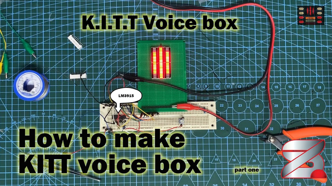 Κατασκευή kitt voice box μέρος 1ο #8pins #howto #kitt #kittvoicebox # ...