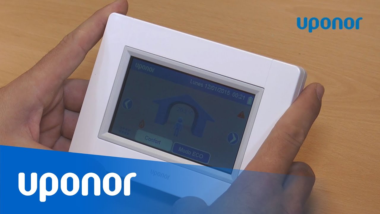 Tutorial Uponor Smatrix Wave PLUS programación modo vacaciones - YouTube