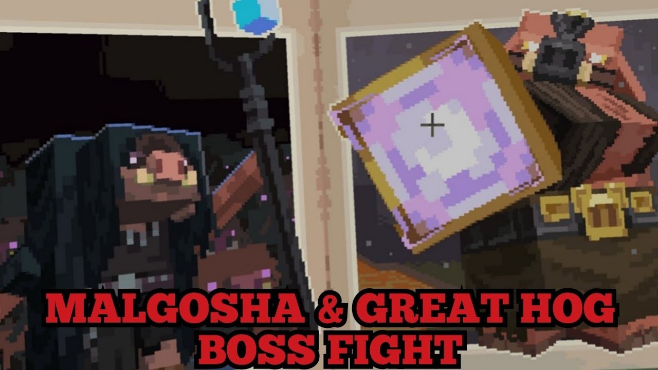 Minecraft Movie Addon: Malgosha and Great Hog Boss Fight ( Marketplace ...