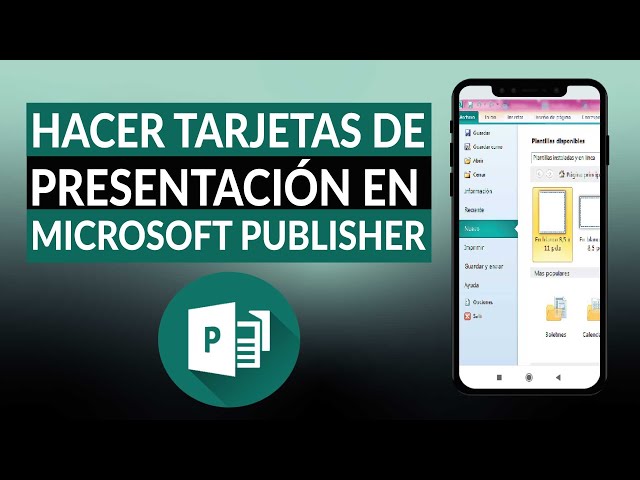 Plantillas De Tarjetas De Presentación De Microsoft Publisher
