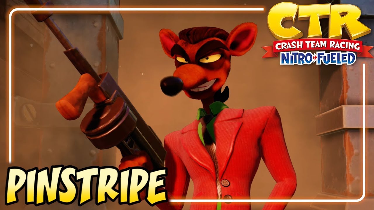 CRASH TEAM RACING NITRO-FUELED (ITA)- BOSS Pinstripe Potoroo - YouTube