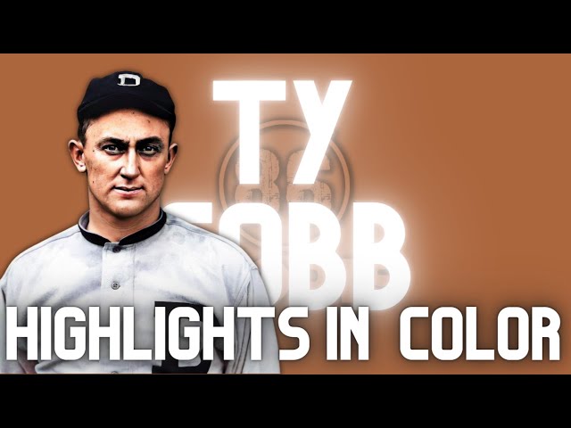 Ty Cobb In Color