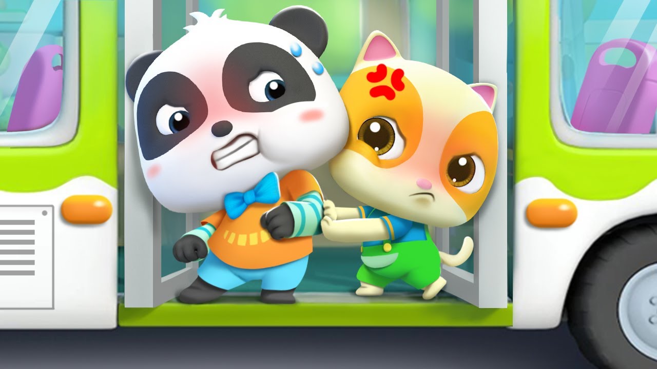 Good Manners on the Bus | Learn Good Habits for Kids | Nursery Rhymes ...