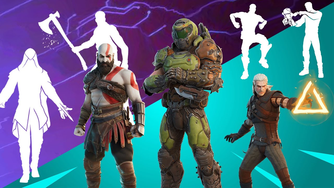 Fortnite - GAMING LEGENDS Series Emotes - YouTube