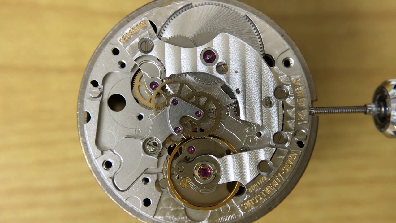 【Beautiful Mechanical Watch Movements】OMEGA Cal.2500C（Co-Axial） - YouTube