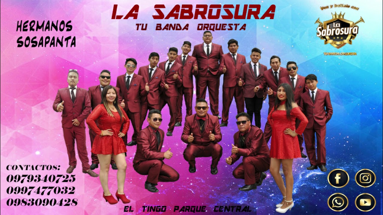 La Sabrosura Banda Orquesta Olvidame Youtube