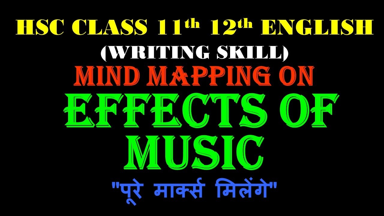 Mind Mapping on Effects of music | Effects of Music | HSC Board Exam ...