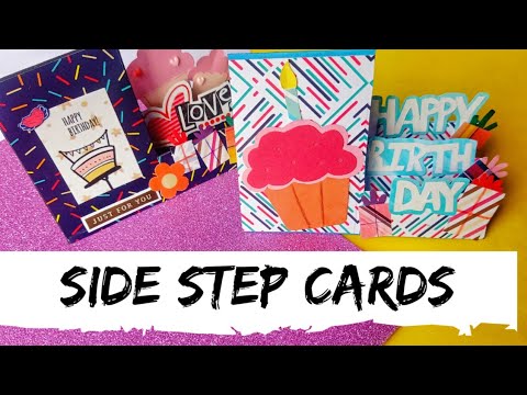 DIY | Side step card tutorial 🌈 - YouTube