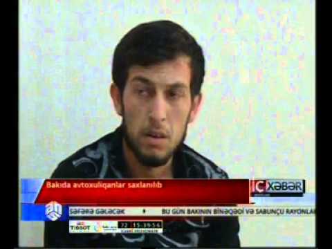 Bakıda avtoxuliqanlar saxlanılıb