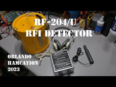 RF-204/U RFI Detector Ham radio tool Orlando Hamcation 2023 - YouTube