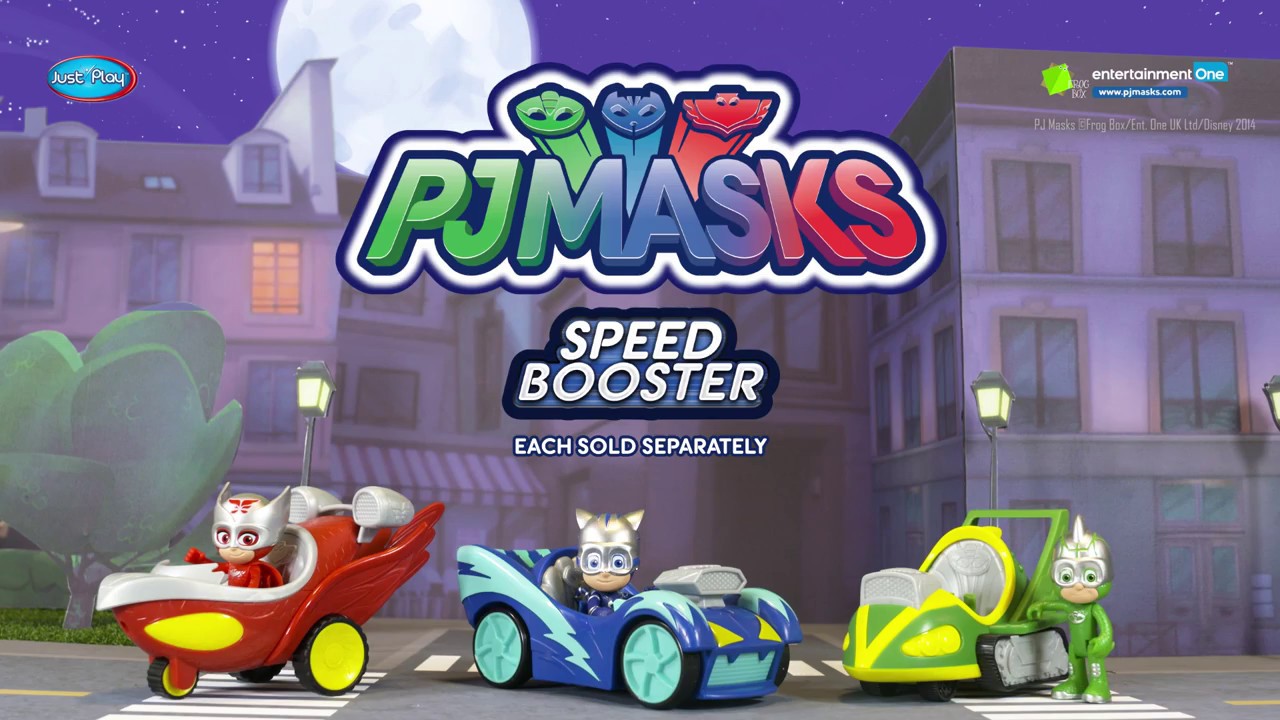 PJ Masks Speed Booster Vehicles For Owlette, Catboy & Gekko - YouTube