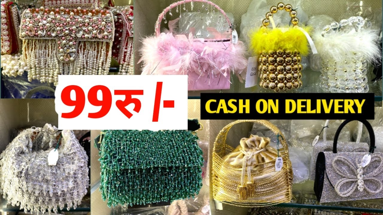 Ladies and Gen Z purse, wallet collection with Tassel and Moti work in ...