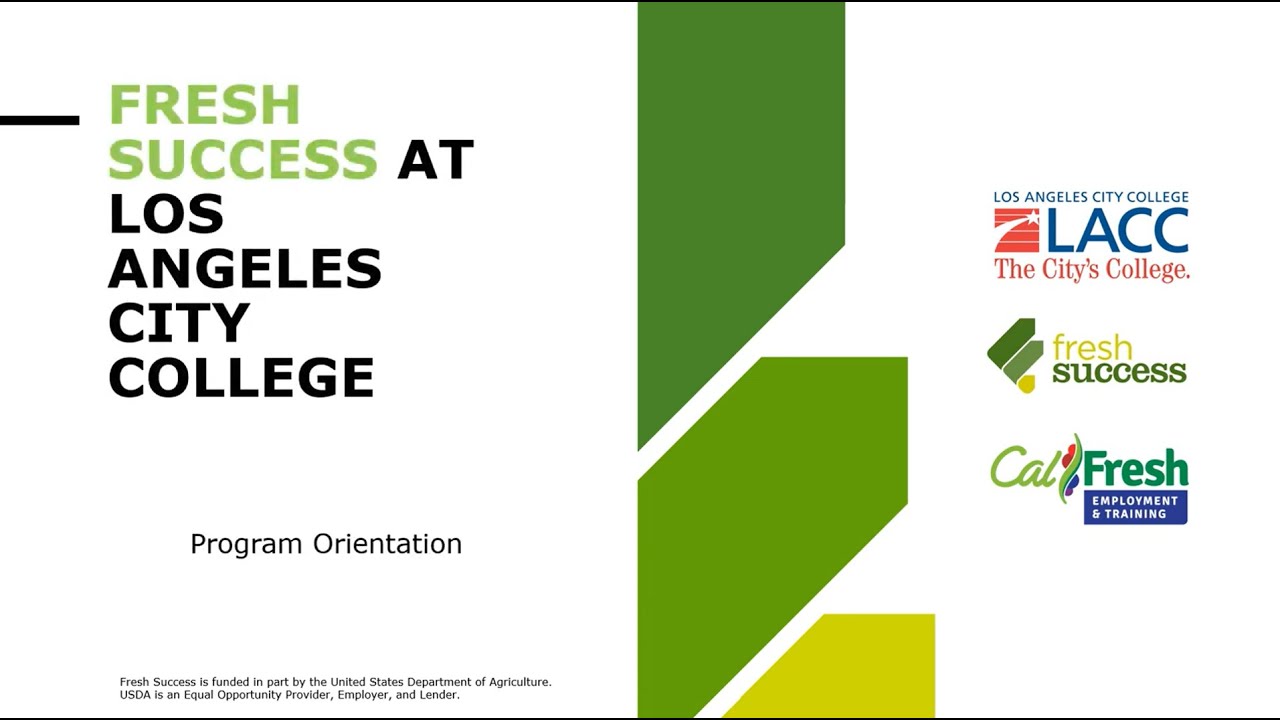 Fresh Success Orientation and Student Agreement - YouTube