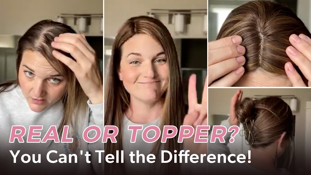 Real or Topper? You Can't Tell the Difference! | UniWigs Amber - YouTube