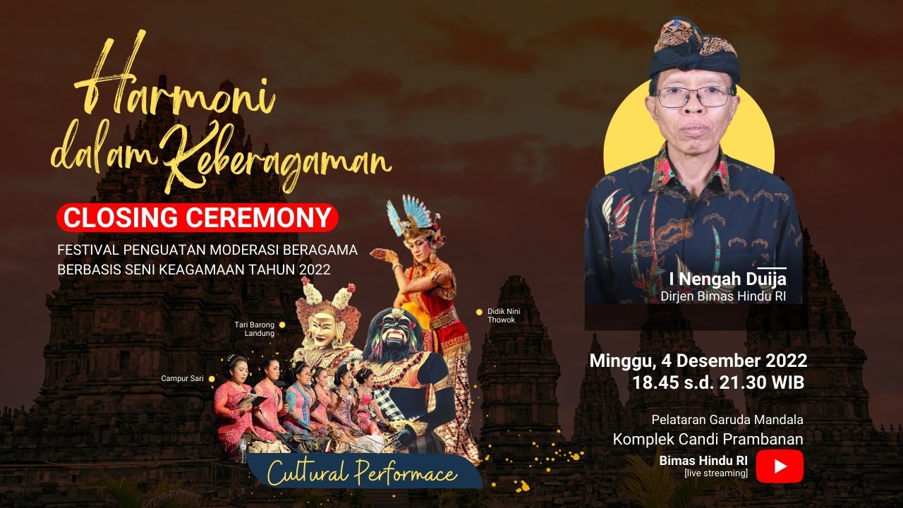 Penutupan Festival Penguatan Moderasi Beragama Berbasis Seni Keagamaan