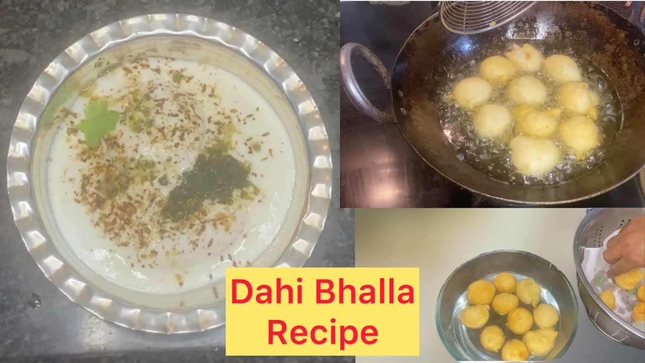 Dahi Bhalla recipe/ Dahi vada recipe /Dahi Bhalla chat / Dahi Bhalla ...