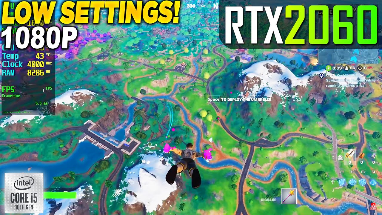Fortnite Chapter 6 Season 1 RTX 2060 + İ5 10400F - 1080p Low ...
