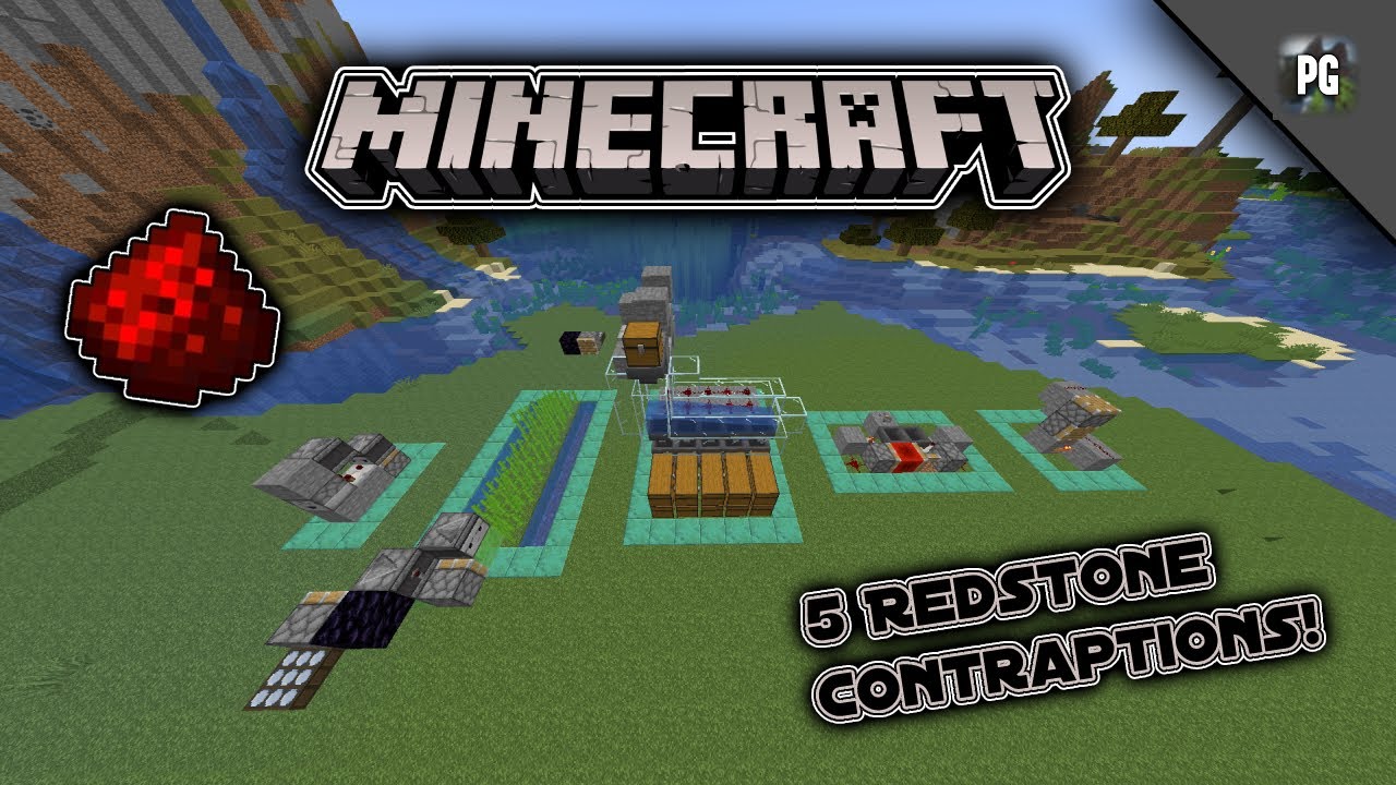 ️Minecraft: 5 Simple/Useful Redstone Contraptions for Your Minecraft ...