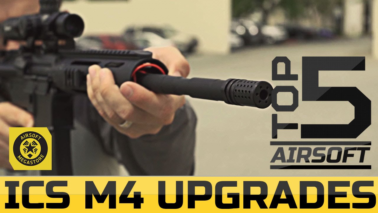 Top 5 Tips For Upgrading An ICS M4 | Airsoftmegastore.com - YouTube