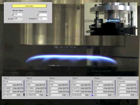 Counterflow burner operation - UCSD - YouTube