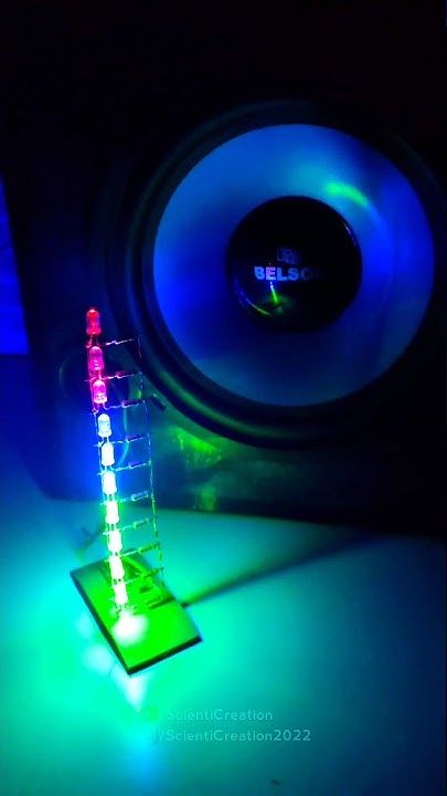 DIY Music Reactive RGB Light🤩 | how to make music led | #shorts # ...