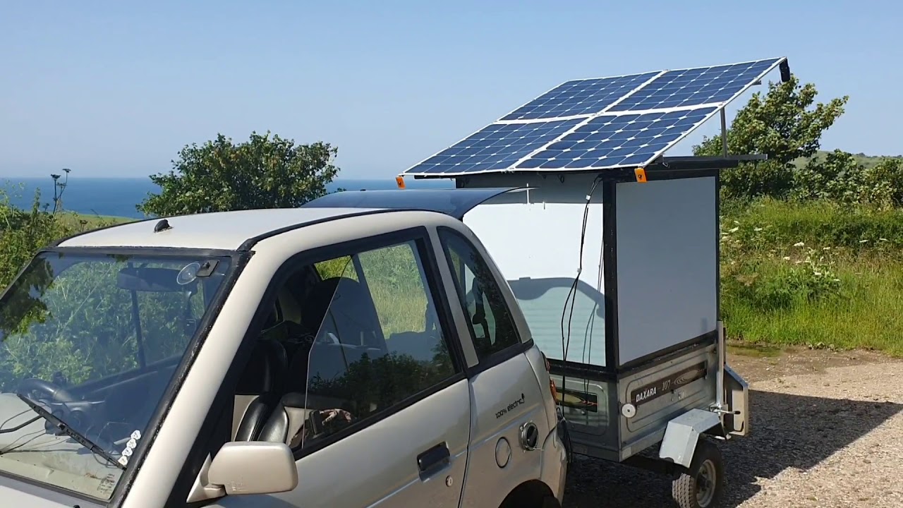 SOLAR POWERED CAR: Testing the REVA G-WIZ lithium conversion with solar ...