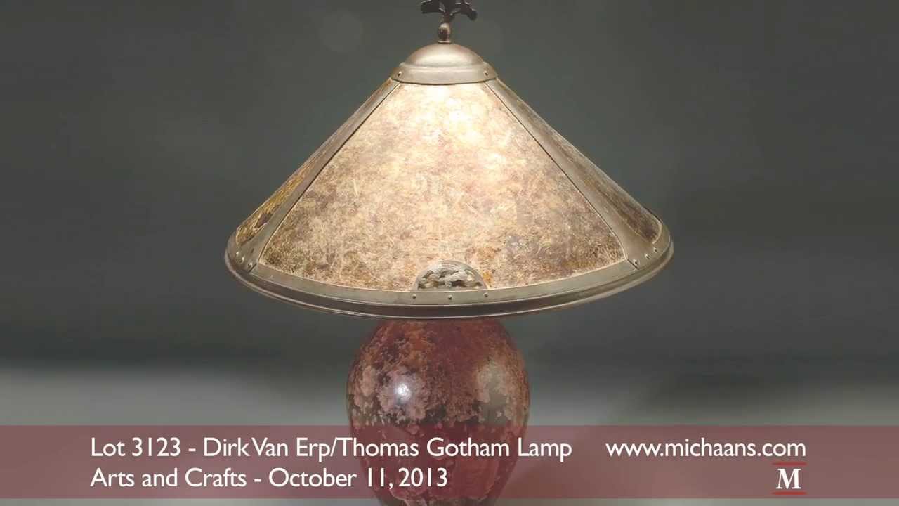 Dirk Van Erp / Thomas Gotham Lamp - YouTube