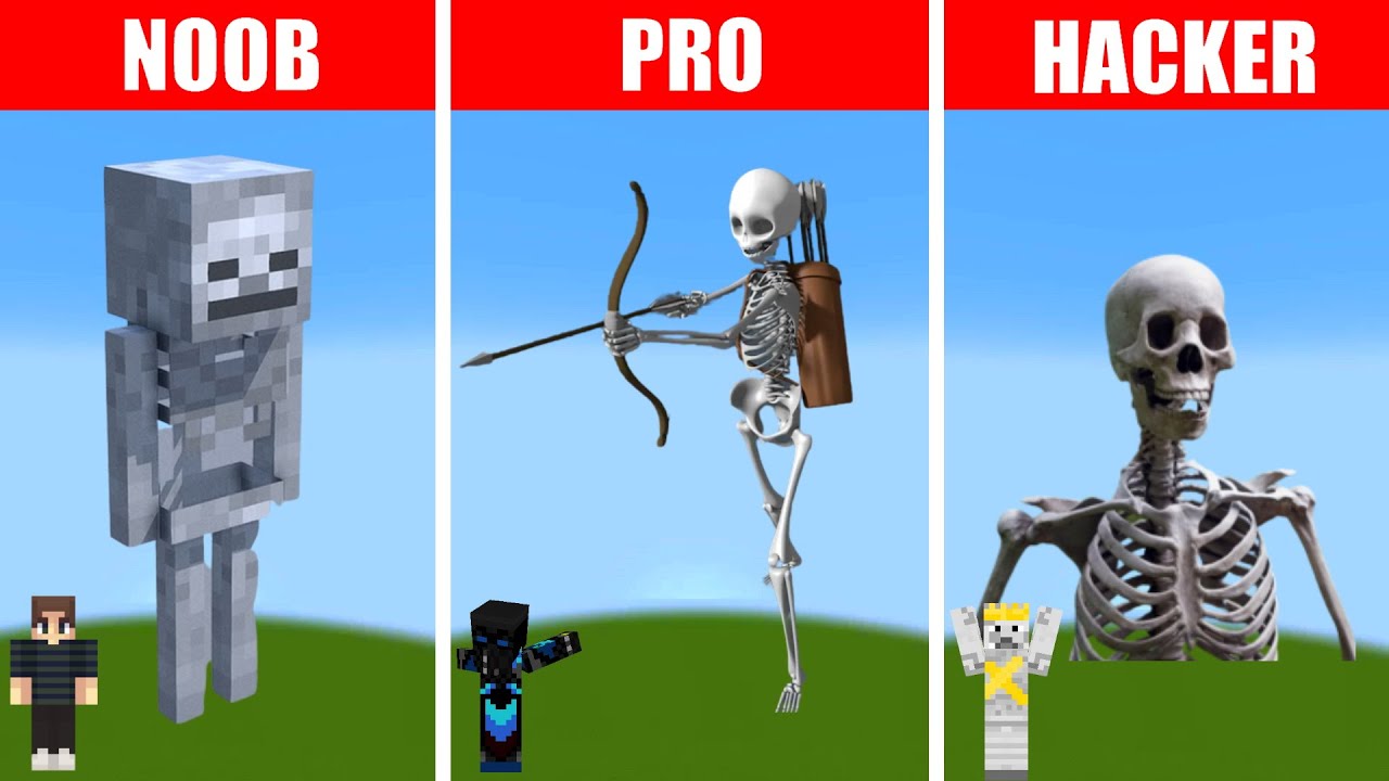 Real Life Skeleton Minecraft