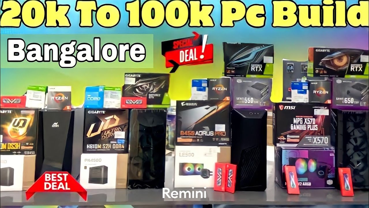 All Budget Pc build in Sp Road Bangalore | Best Pc Build Under 30k, 50k ...