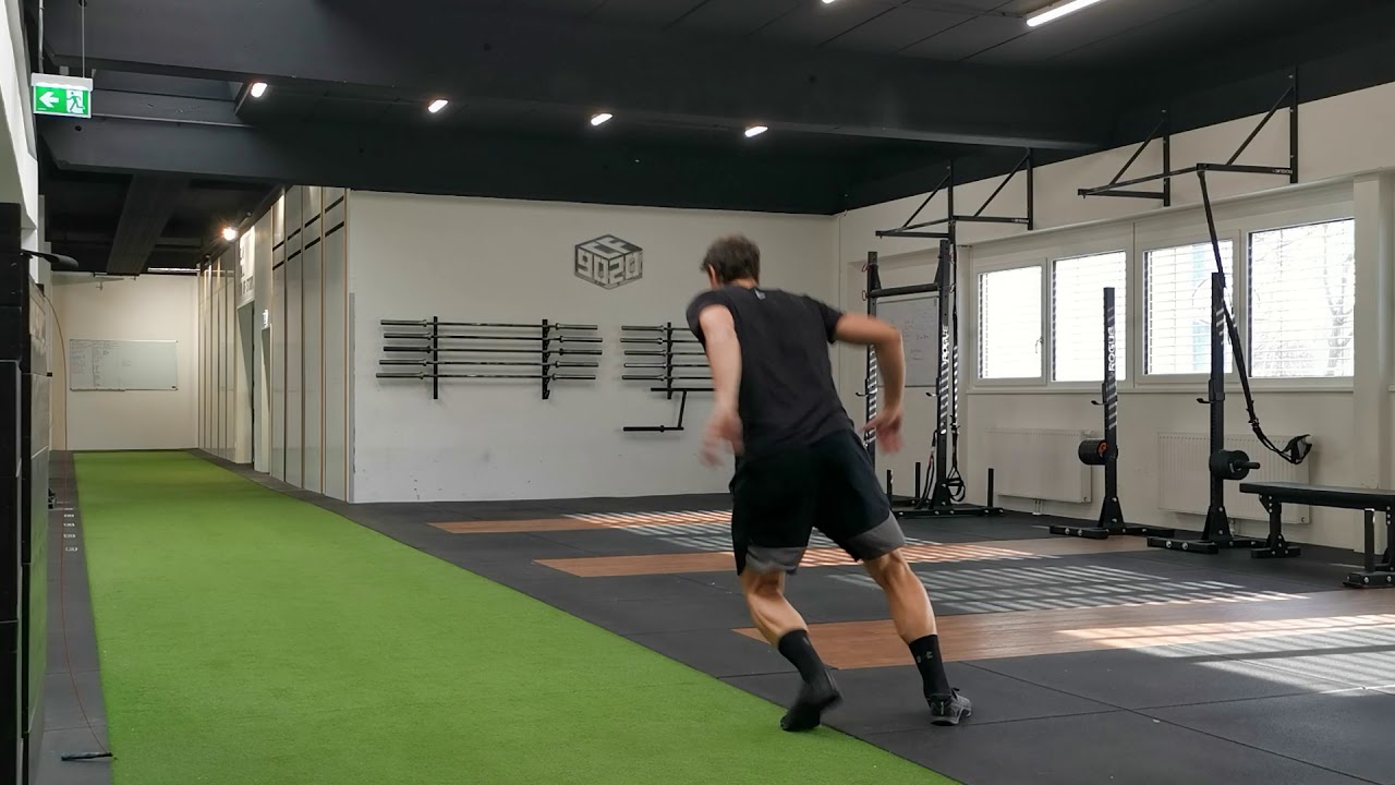Double Leg Side Jump and Sprint - YouTube