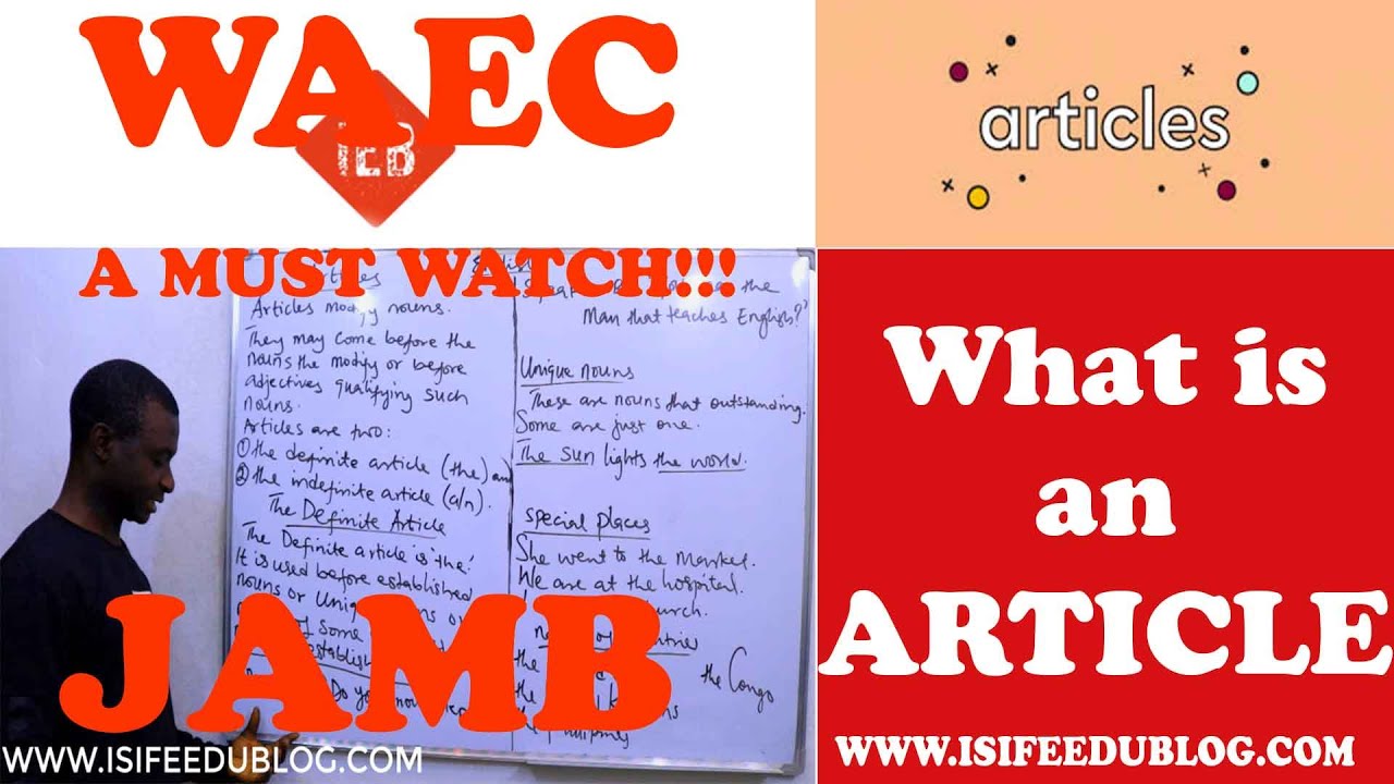 What are Articles in English grammar | Understanding Articles in ...