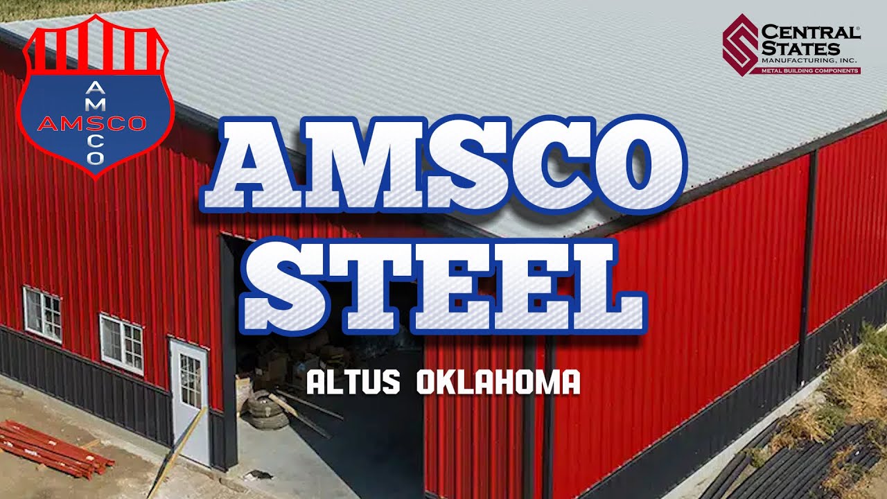 AMSCO STEEL ROOFING AND SIDING ALTUS - YouTube